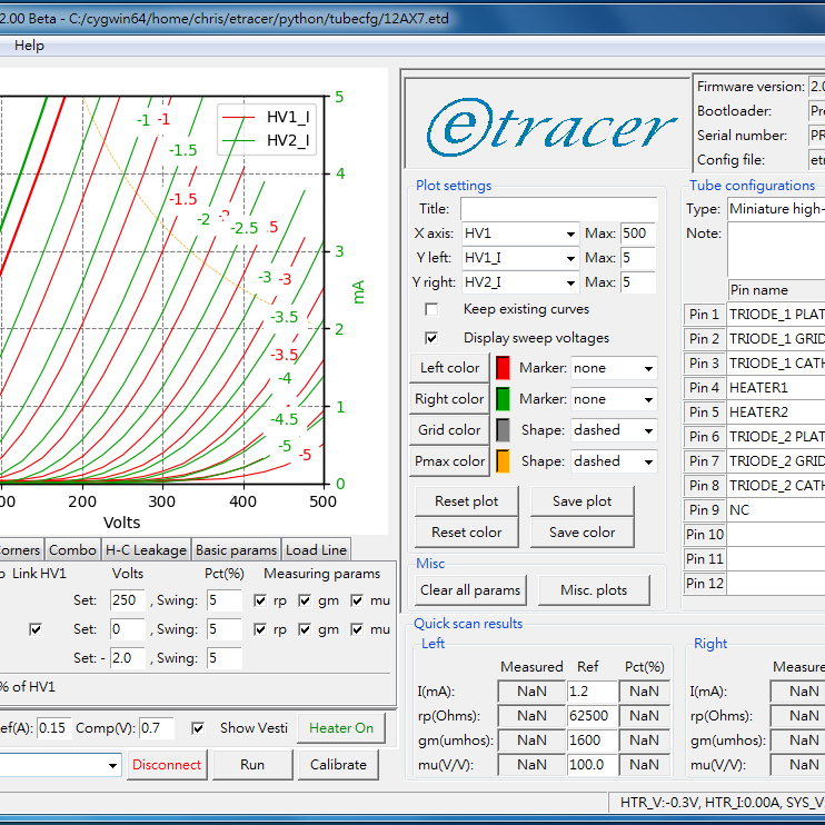 Introduction to the PC control software version 2.xx